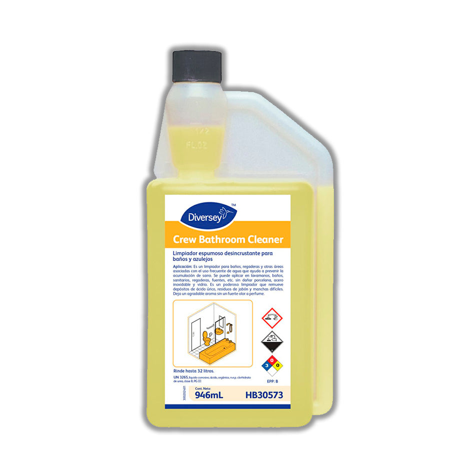 ACCUMIX CREW BATHROOM CLEANER 6X946 ML LIMPIADOR ESPUMOSO DESINCRUSTAN ...