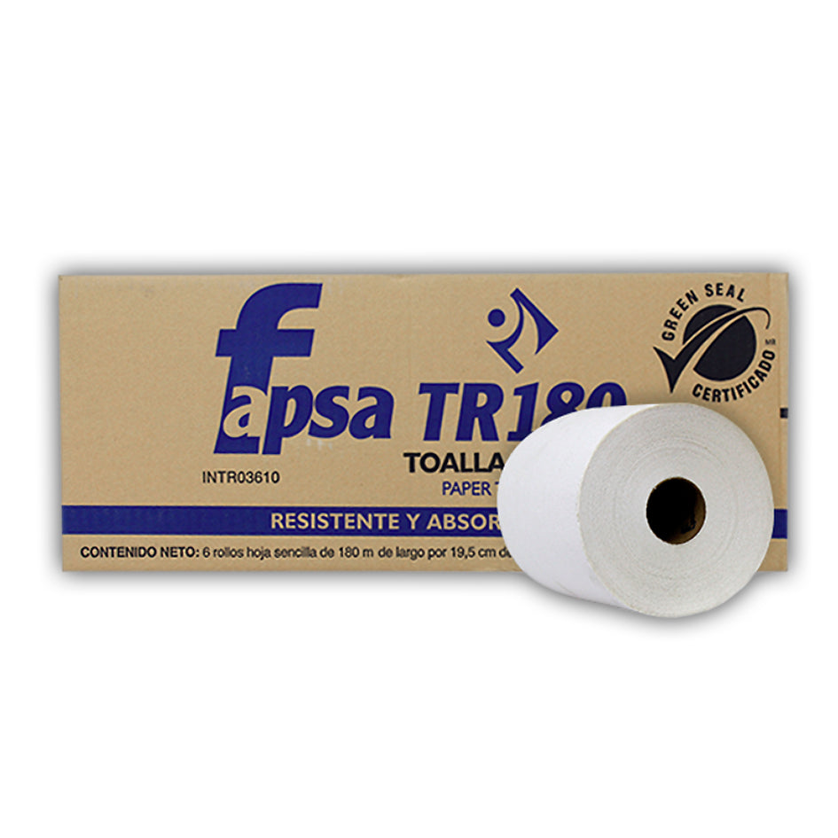 FAPSA PRO FLUIDO CENTRICO 180 BLANCA C/6 TOALLA EN ROLLO USA TD025502 ...