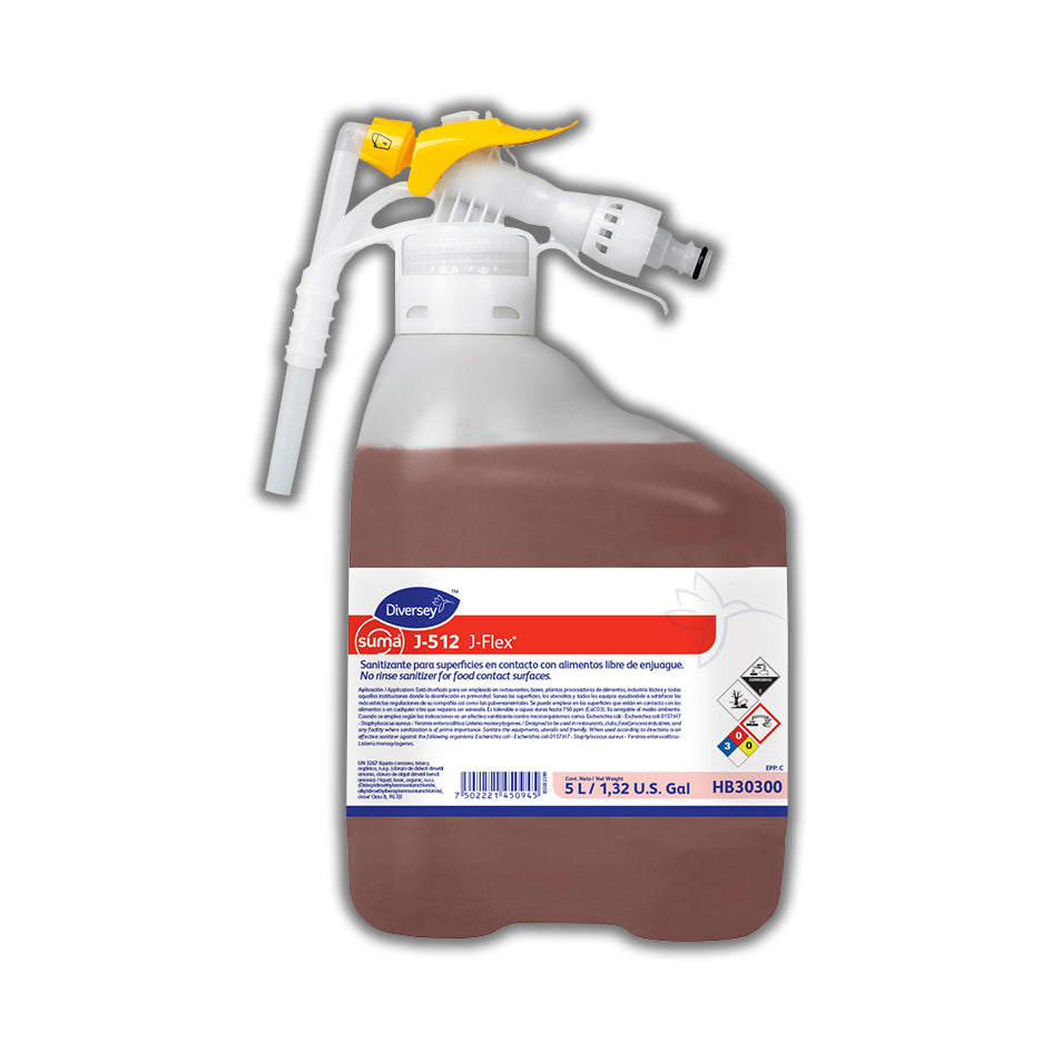 J-FLEX 5L SUMA J-512 SANITIZANTE DILUCION 1:512 – Siltecsa